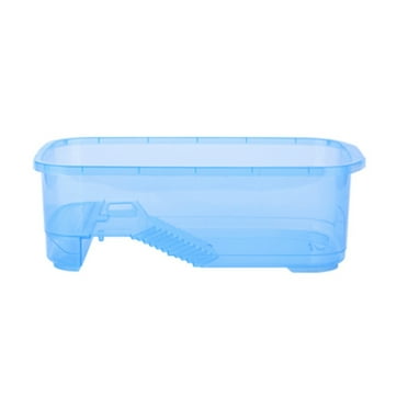 Deluxe Aquatic Turtle Tank, Reptile Habitat with Basking Ramp ...
