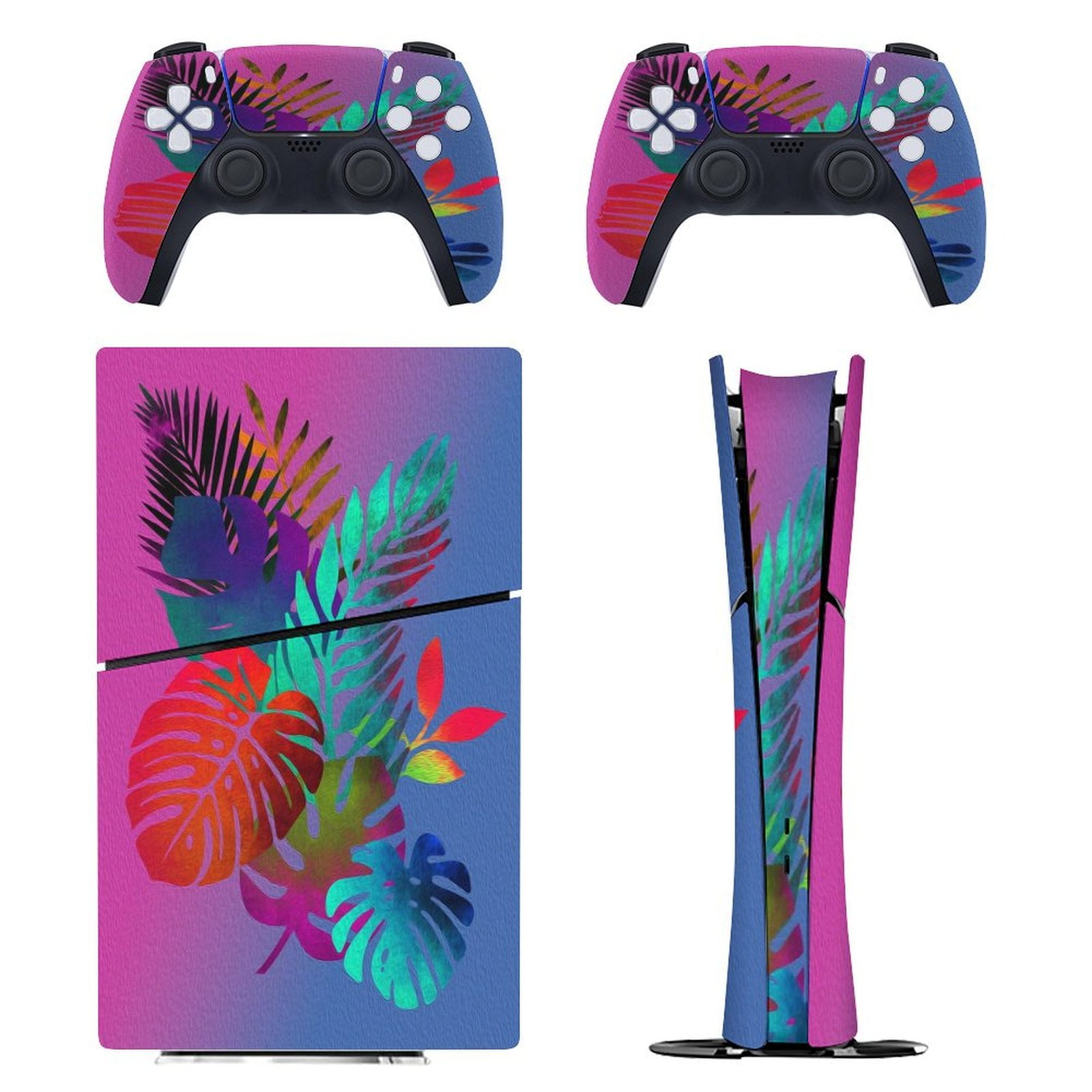 Turtle Back Leaf, Gradient PS5/PS5 Slim Digital Disc Skin Sticker For ...