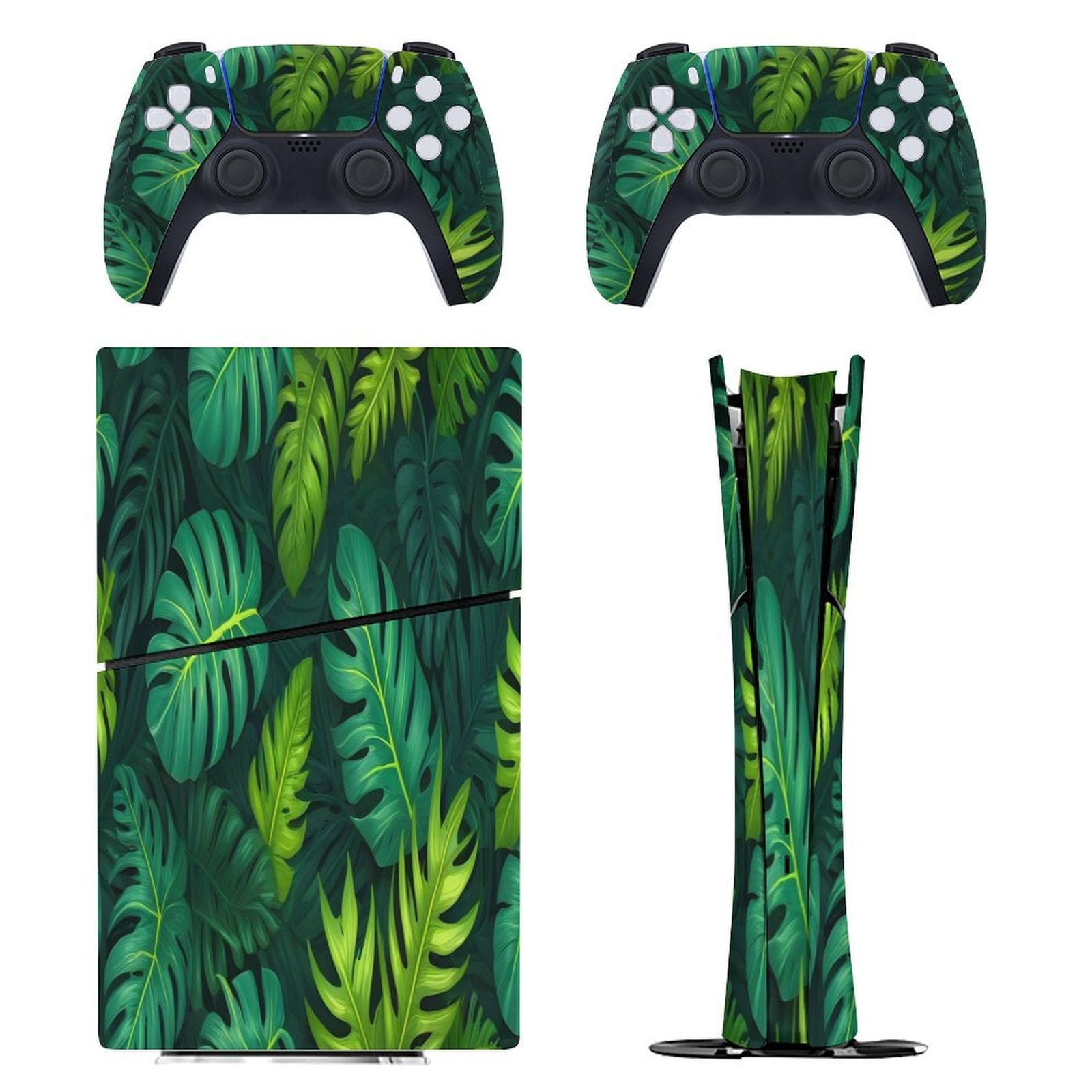 Turtle Back Leaf, Green PS5/PS5 Slim Digital Disc Skin Sticker For ...