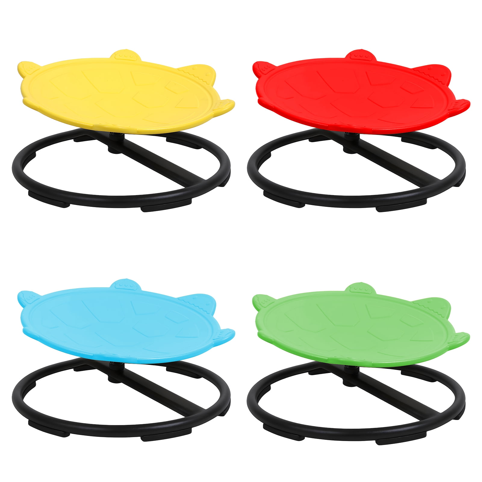 Turtle Back Sensory Spinning Chair for Kids, Balance Training Rotating ...