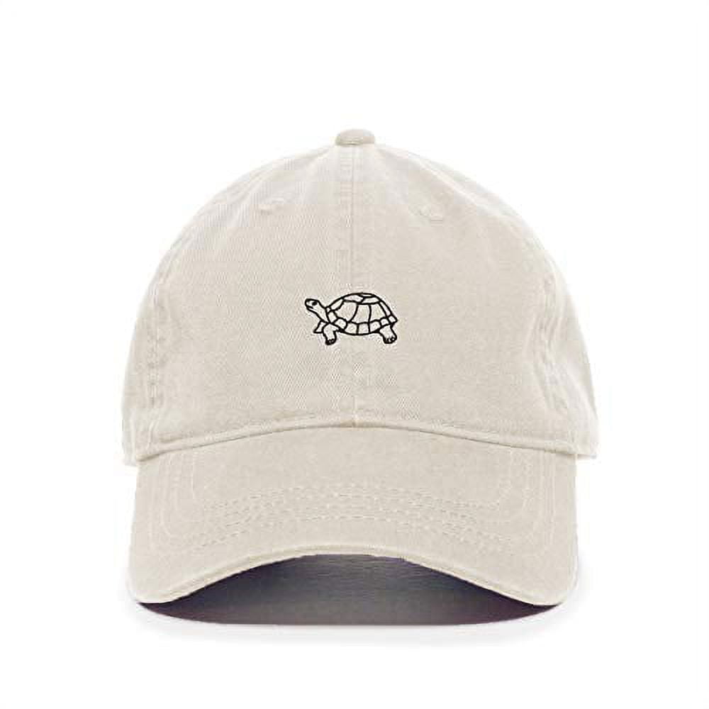 Turtle Baseball Cap Embroidered Cotton Adjustable Dad Hat - Walmart.com