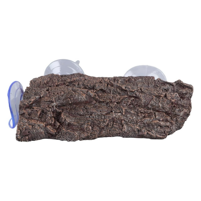Turtle Basking Platform Resin Simulation Bark Shape Reptile Resting