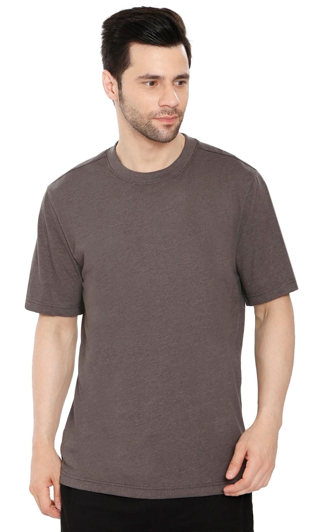 Turtle Bay New York Men's Crew Neck Solid Colour T-shirt in Short ...