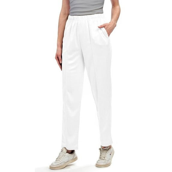 Turtle Bay Women's Polyester Casual Classic Knit Pants - Elastic Waist ...