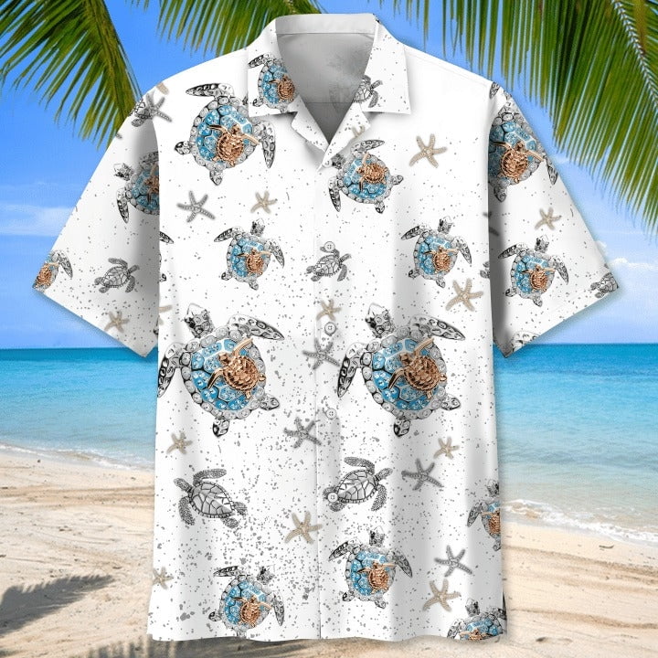Turtle Beach Hawaiian Aloha Shirts Full Print, Hawaiian Beach Shirt For ...