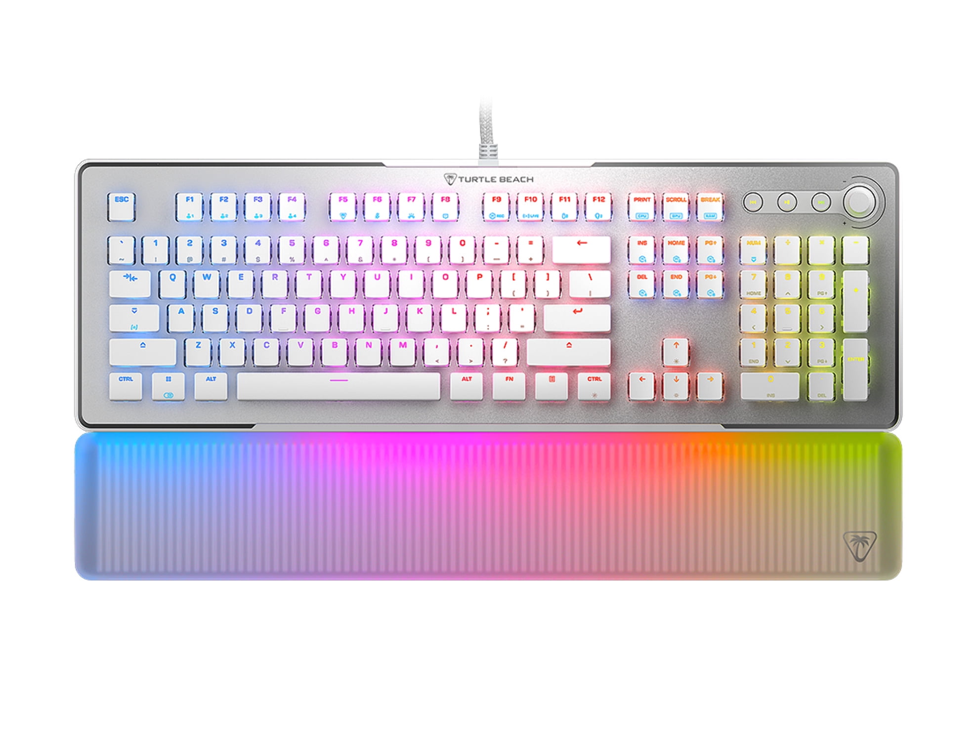 Turtle Beach Vulcan II Max Gaming Keyboard - White - Linear - Walmart.com