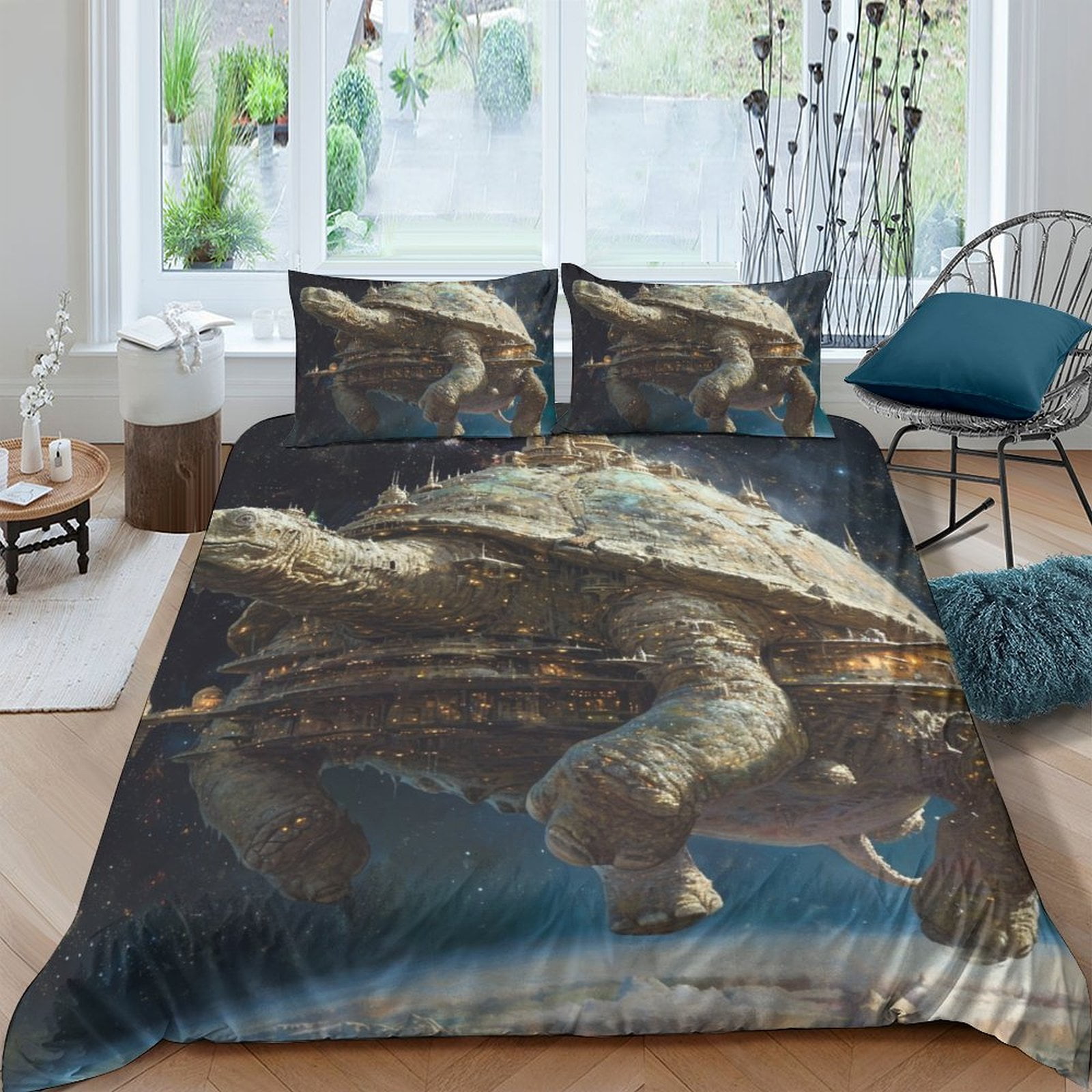 Turtle Bedding Set 3D Printed Quilt Cover Comforter Covers Duvet Cover ...