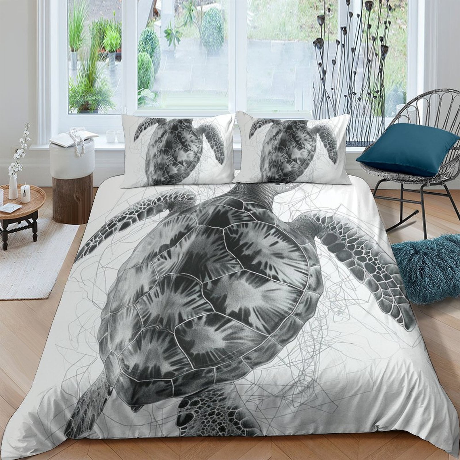 Turtle Bedding Set Comforter Covers 3D Printed Quilt Cover Duvet Cover ...