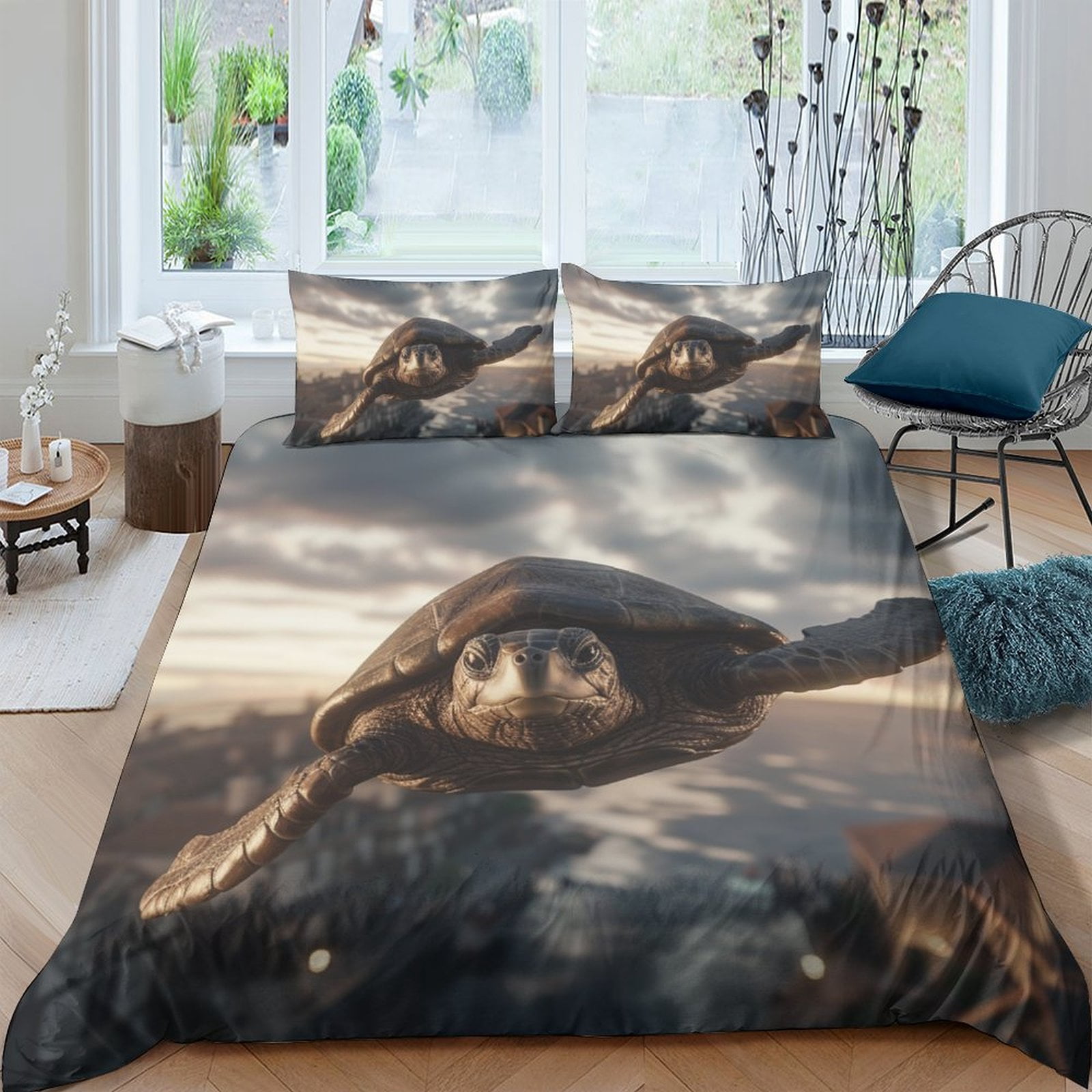 Turtle Bedding Set Comforter Covers 3D Printed Quilt Cover Duvet Cover ...