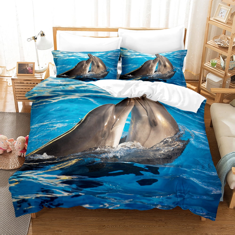 Turtle Bedding Set Nautical Coastal Bedding,Sea Turtle Comforter Cover ...