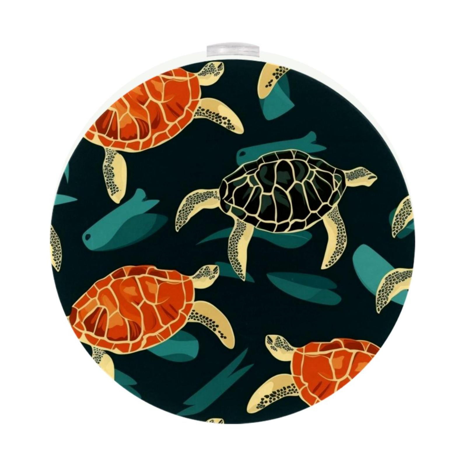 Turtle Bright and Compact LED Round Night Light - Set of 2, Energy ...
