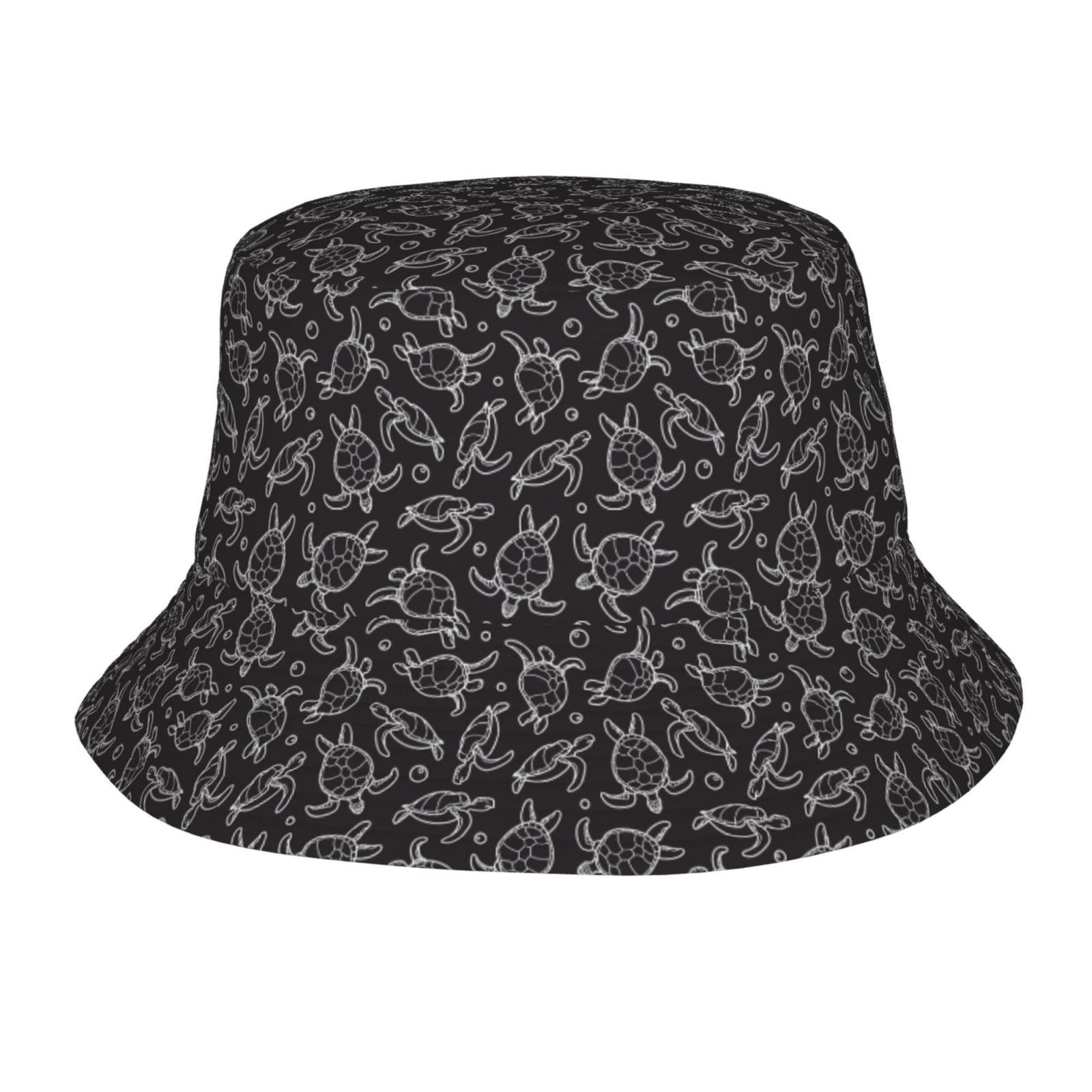 Turtle Bucket Hats for Men Women Beach Sun Hat Outdoor Travel Fisherman ...