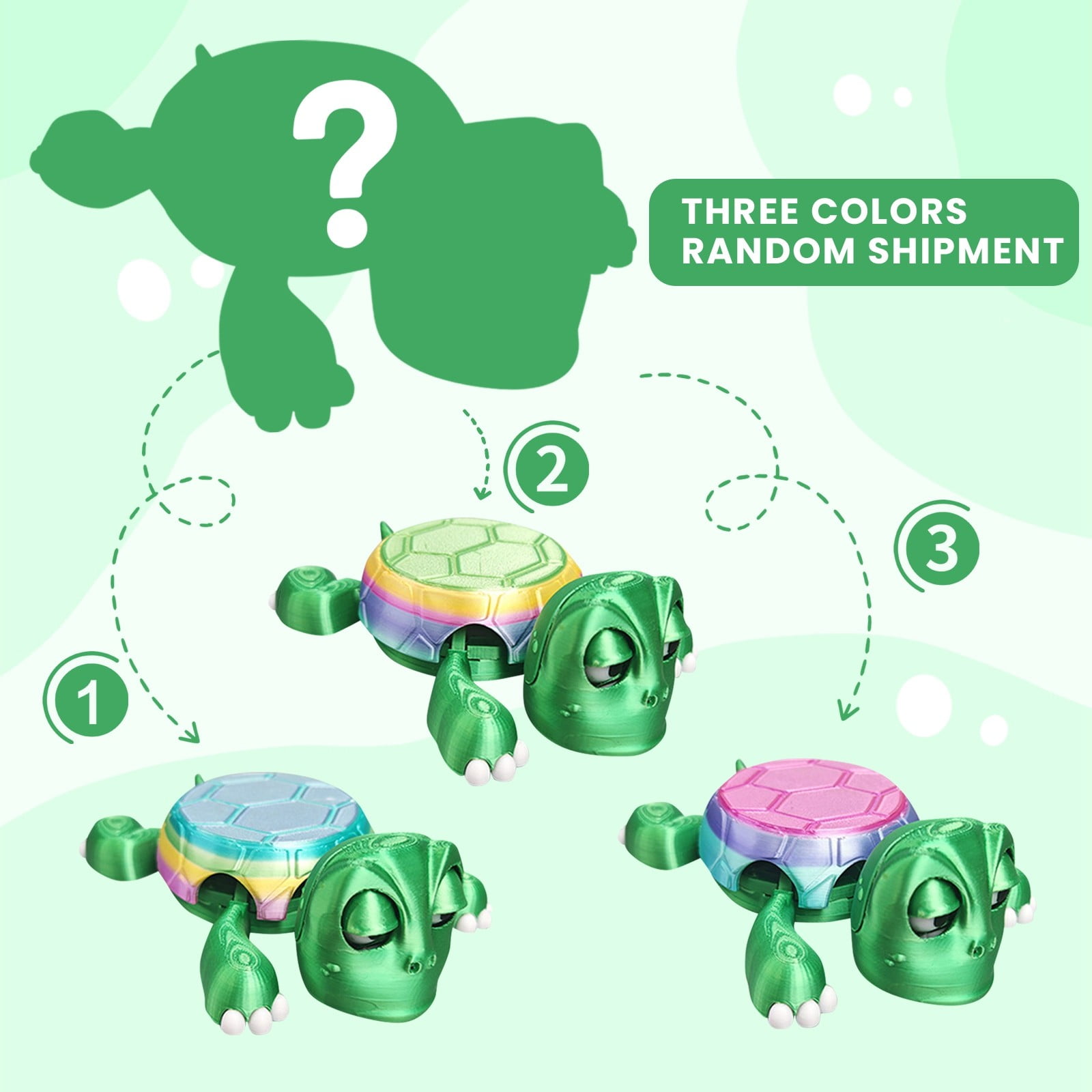 Turtle Coaster with Funny Expression, 3D Printed Cup Holder Lifts Limbs ...