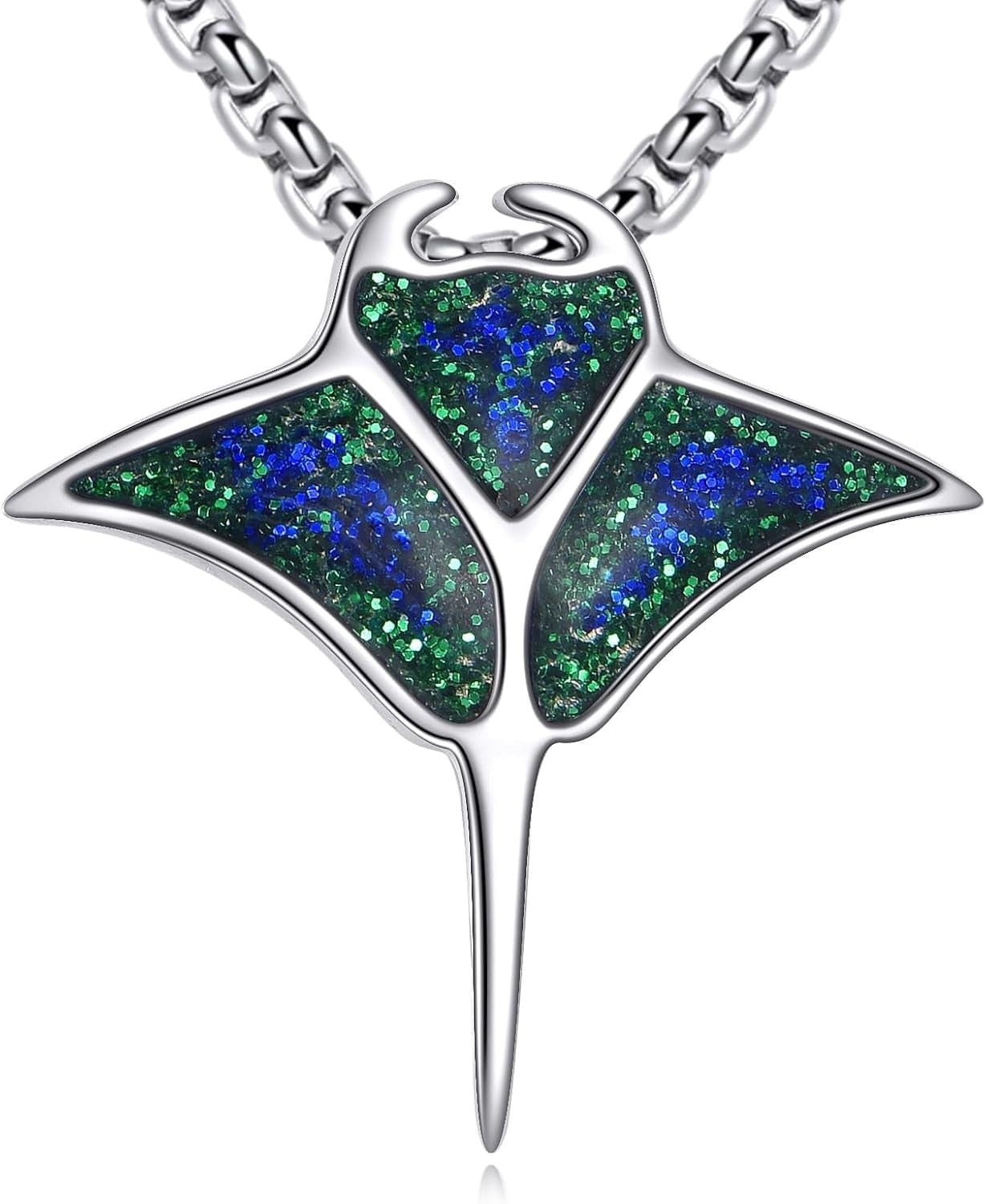 Turtle/Conch Shell/Lighthouse/Manta Ray Necklace Sterling Silver Sea ...