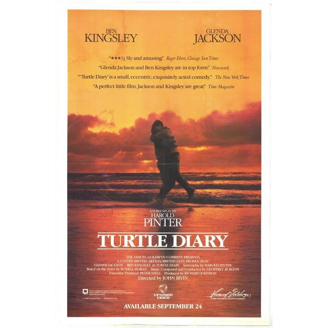 Turtle Diary - movie POSTER (Style B) (11" x 17") (1986) - Walmart.com