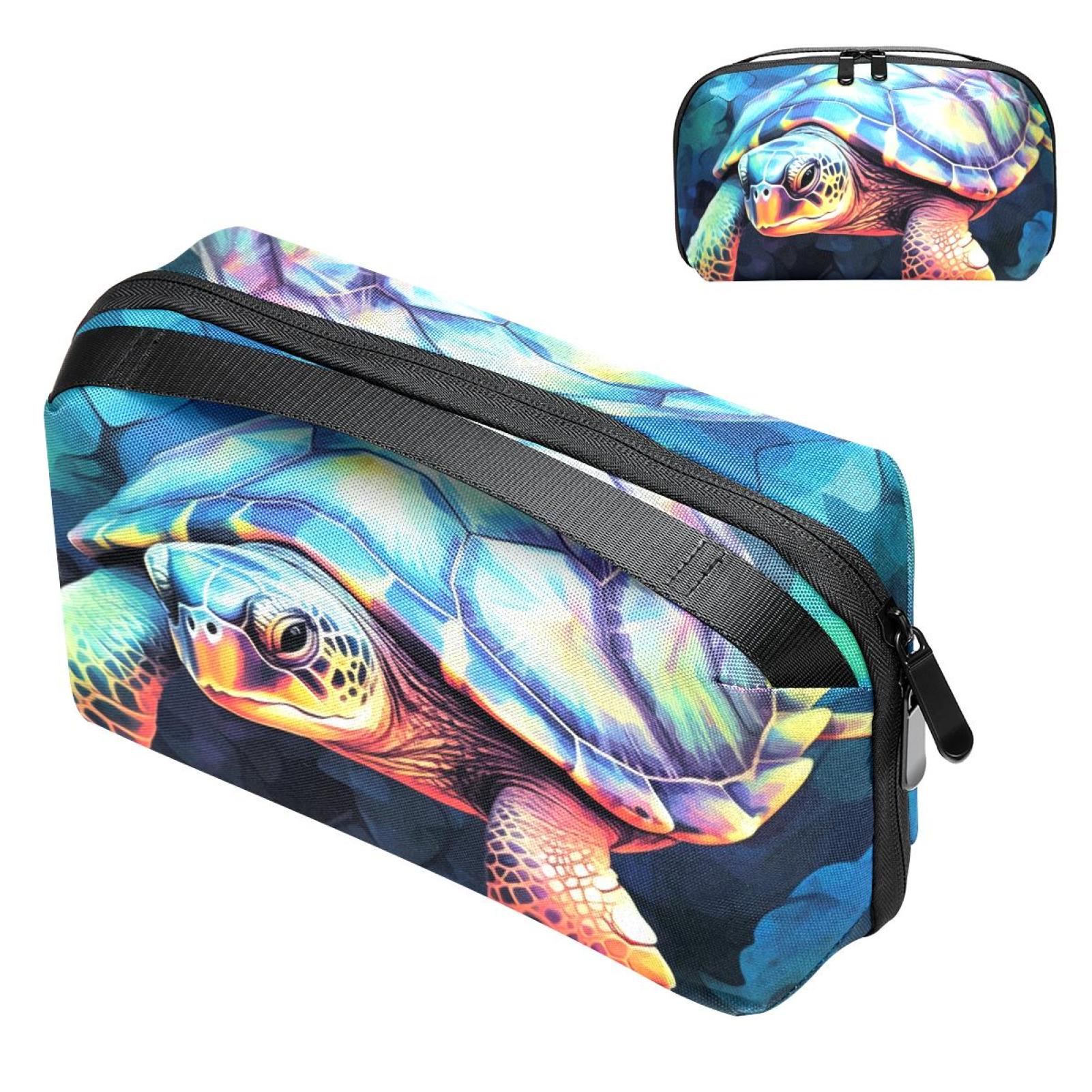 Turtle Digital Pouch Oxford Cloth Waterproof Storage Pouch Cord ...
