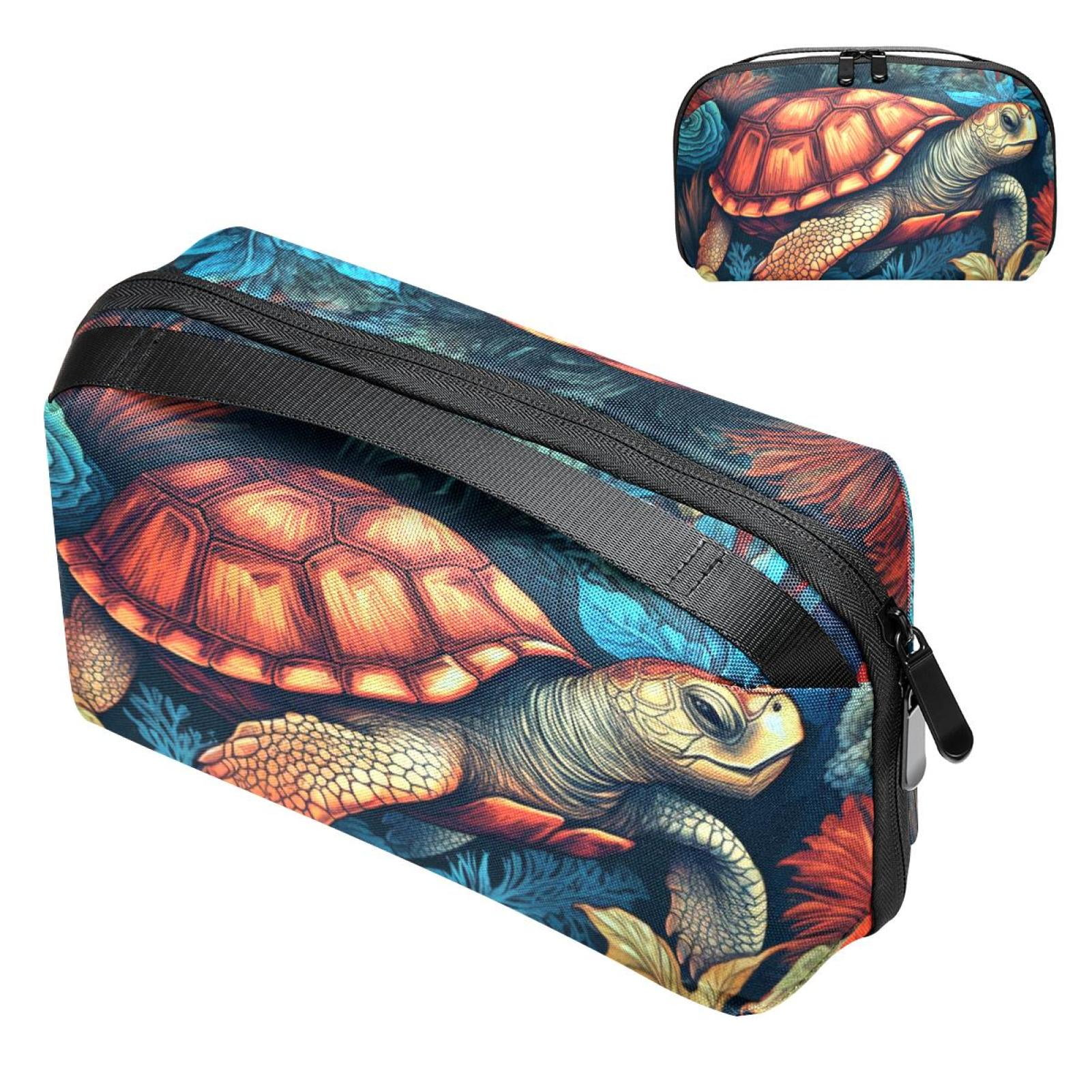 Turtle Electronic Organizer Travel Case, Oxford Fabric Waterproof PC ...