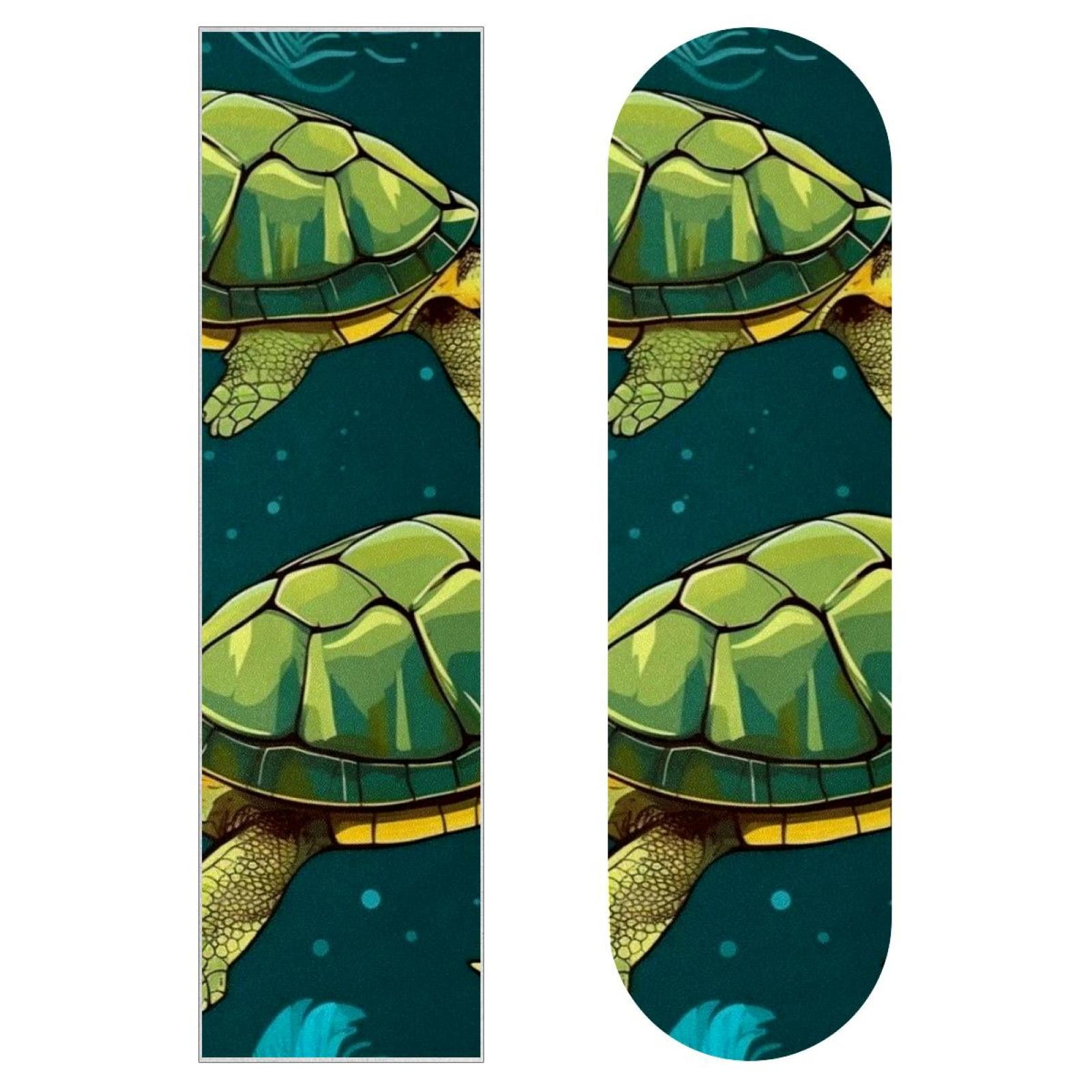 Turtle Emery Skateboard Stickers - Pack of Two, PVC Back Material, 8 ...