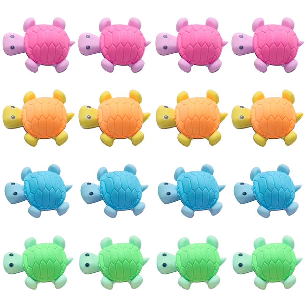 Turtle Eraser 18 Pcs Kindergarten Prize Erasers for Kids Writing ...