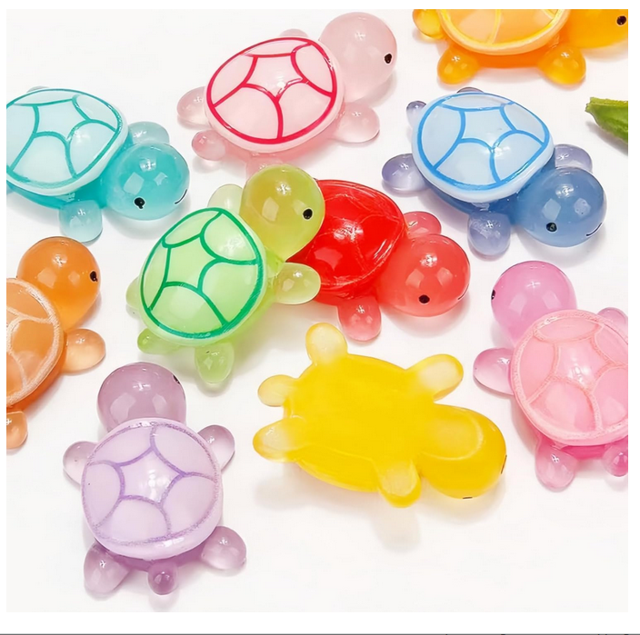 Turtle Family Resin Sea Turtle Tortoise Decor Accessories Miniature ...