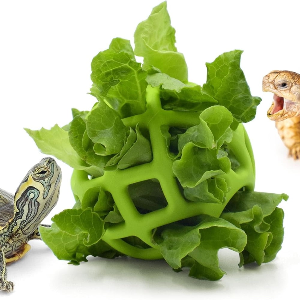 Turtle Feeder Ball - Slow Feeder Foraging Toy for Turtle Tortoise ...