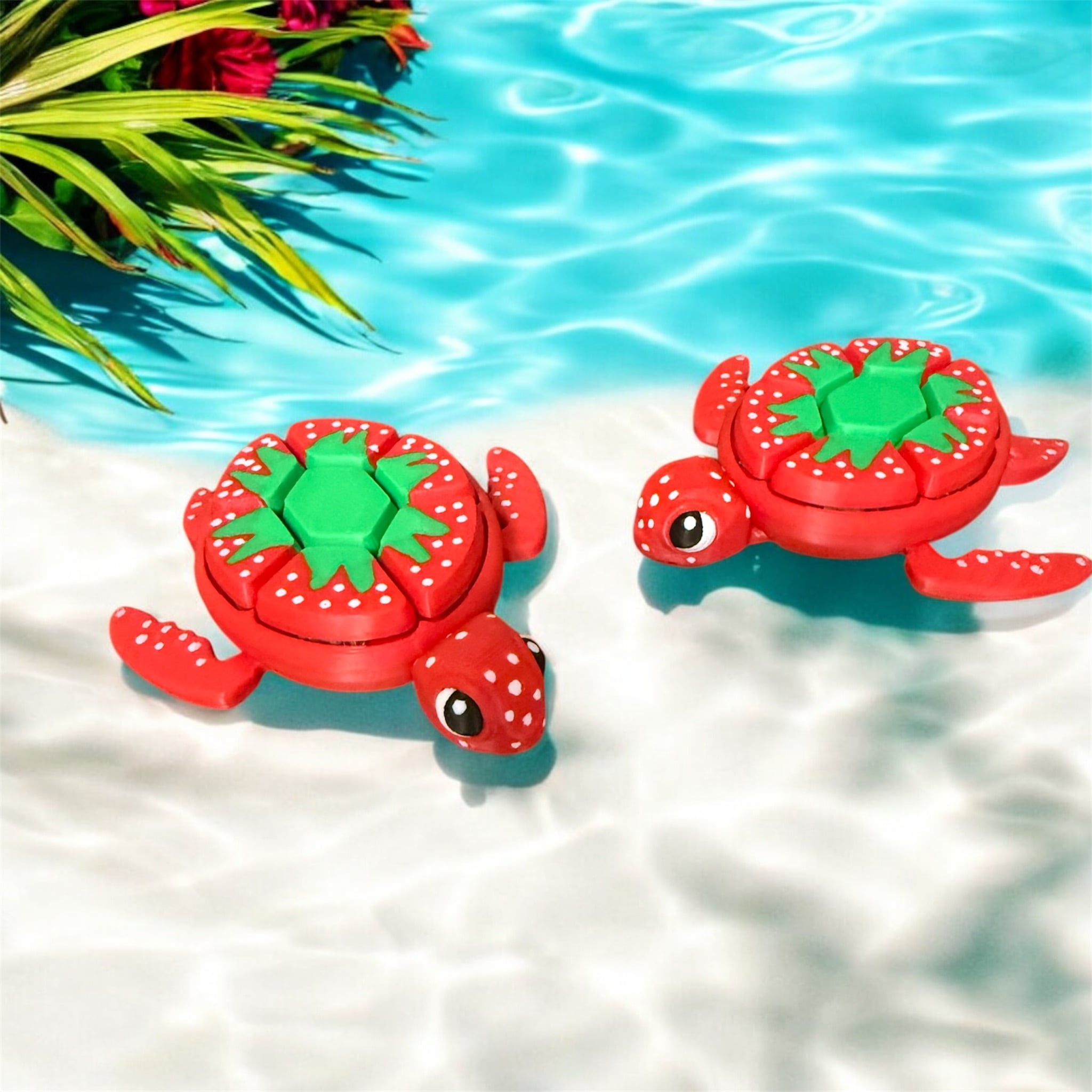 Turtle Fidget Clickers - Fruit Series Desktop and Keychains - Sensory ...