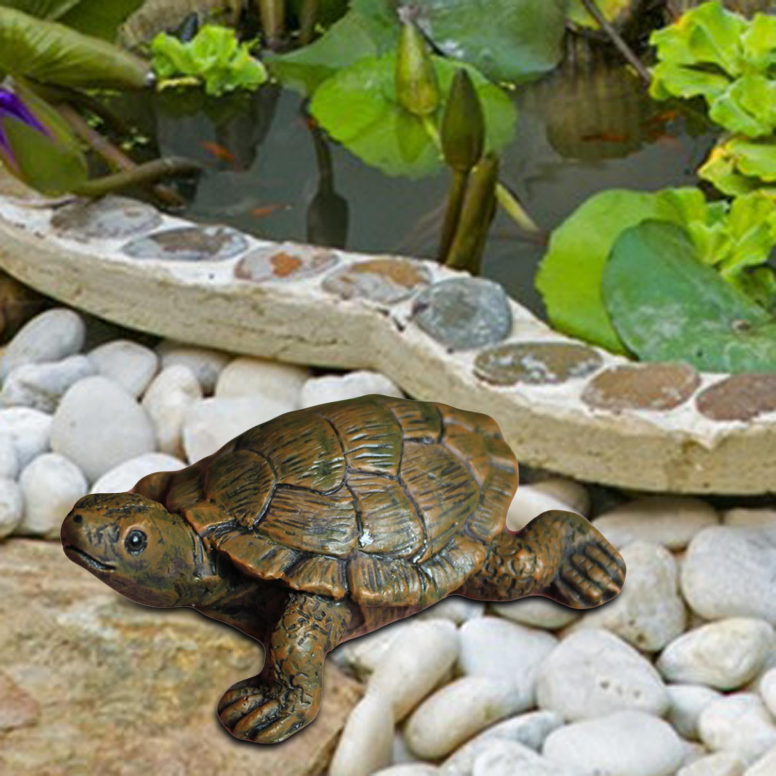 Turtle Figurine Home Decor Cute Garden Statue for Outside Outdoors ...
