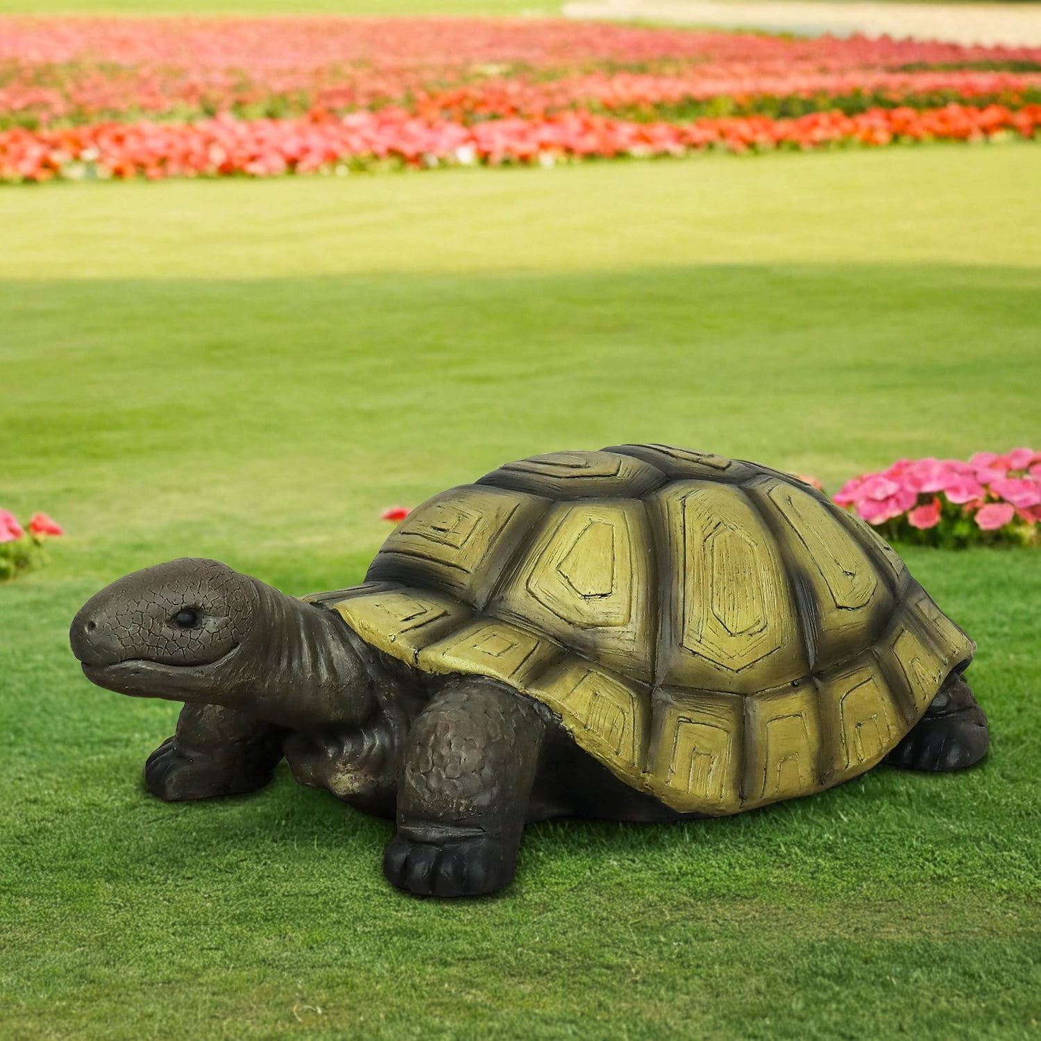 Turtle Garden Statues, Concrete Turtle Figurine for Lawn,Yard, Balcony ...