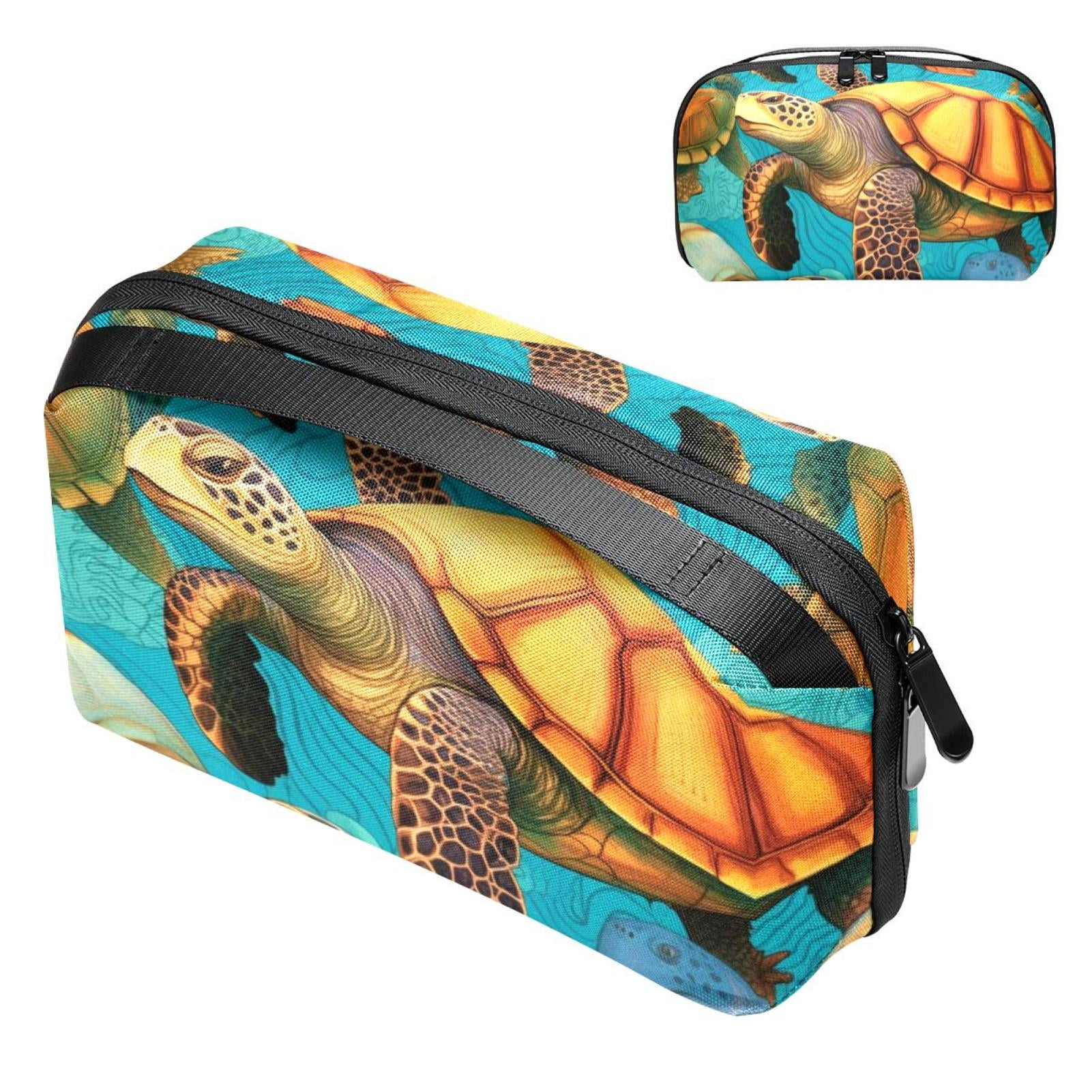 Turtle Hard Drive Case - Waterproof Oxford Fabric Digital Bag for Cable ...