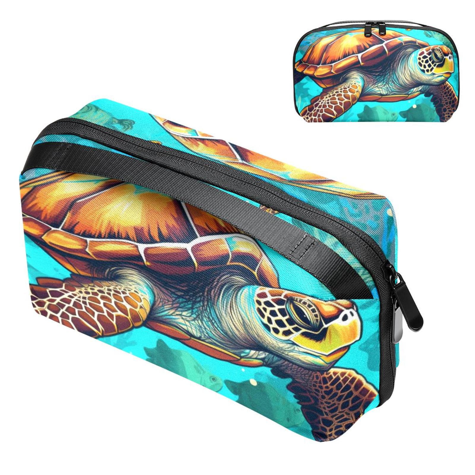 Turtle Hard Drive Case - Waterproof Oxford Fabric Digital Bag for Cable ...
