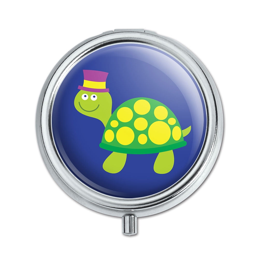 Turtle In A Top Hat Pill Box - Walmart.com