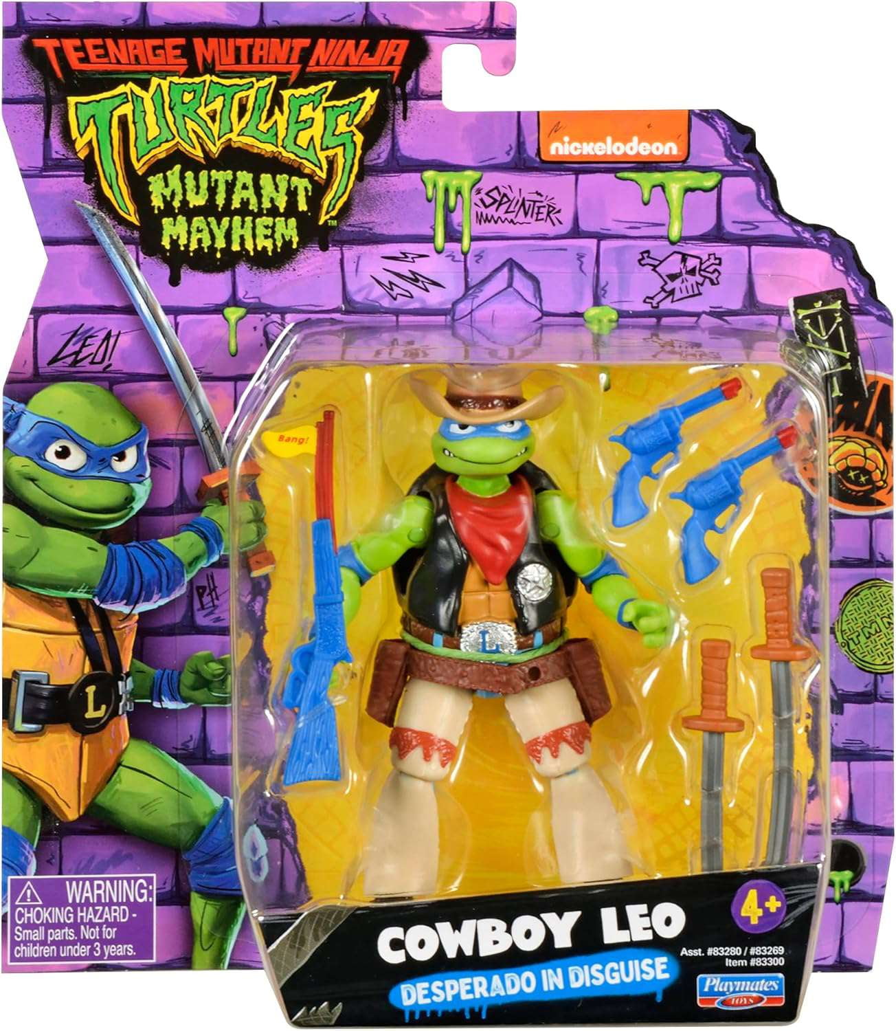 Turtle In Disguise - Cowboy Leonardo - Walmart.com