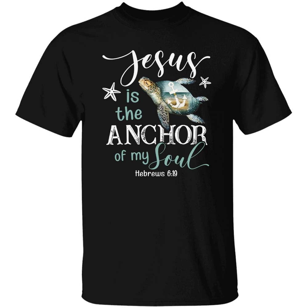 Turtle - Jesus is the anchor of soul Apparel - Walmart.com