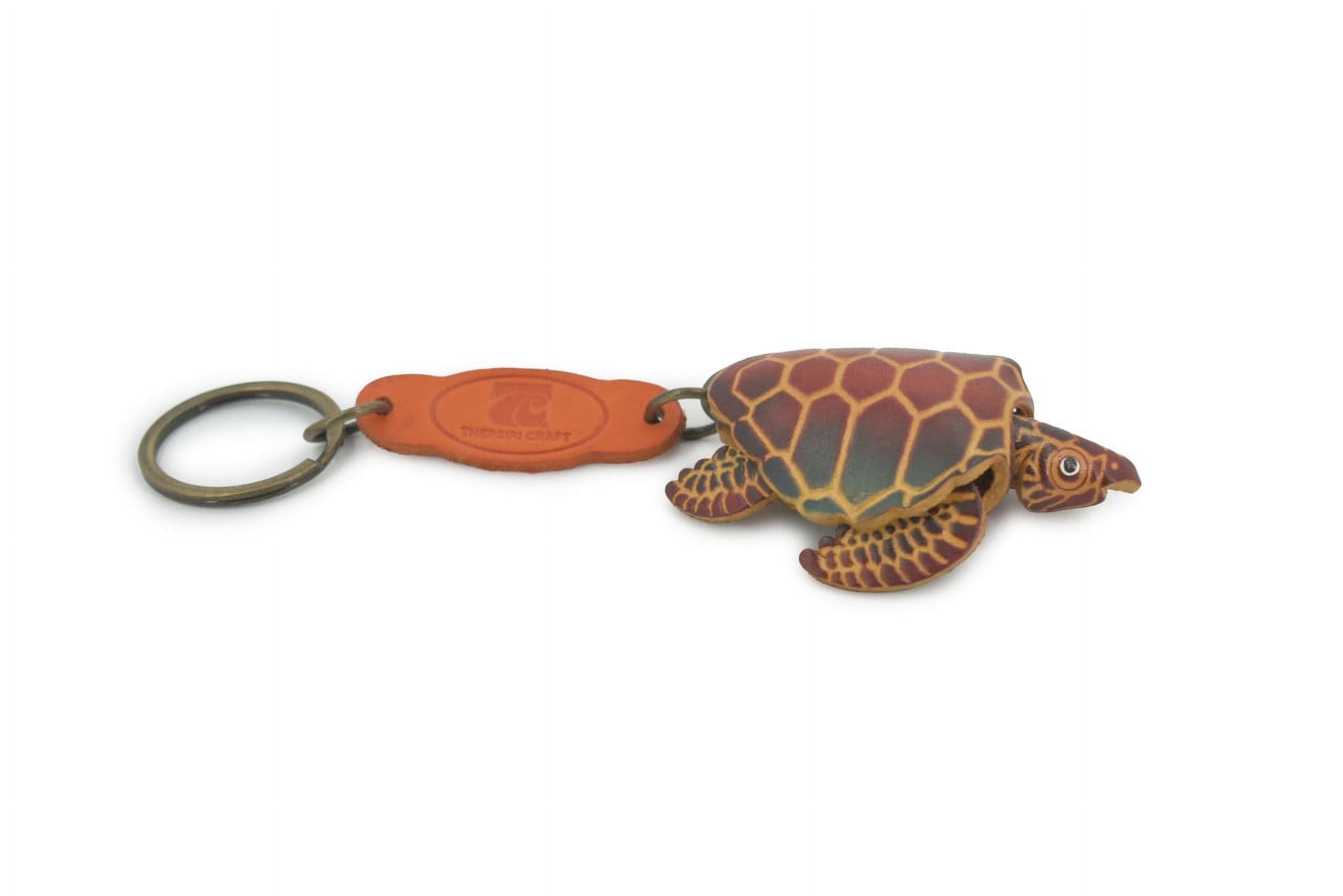 Turtle, Key Chain, Loggerhead, Sea Turtle, Reptiles, Brown, Hand Made ...