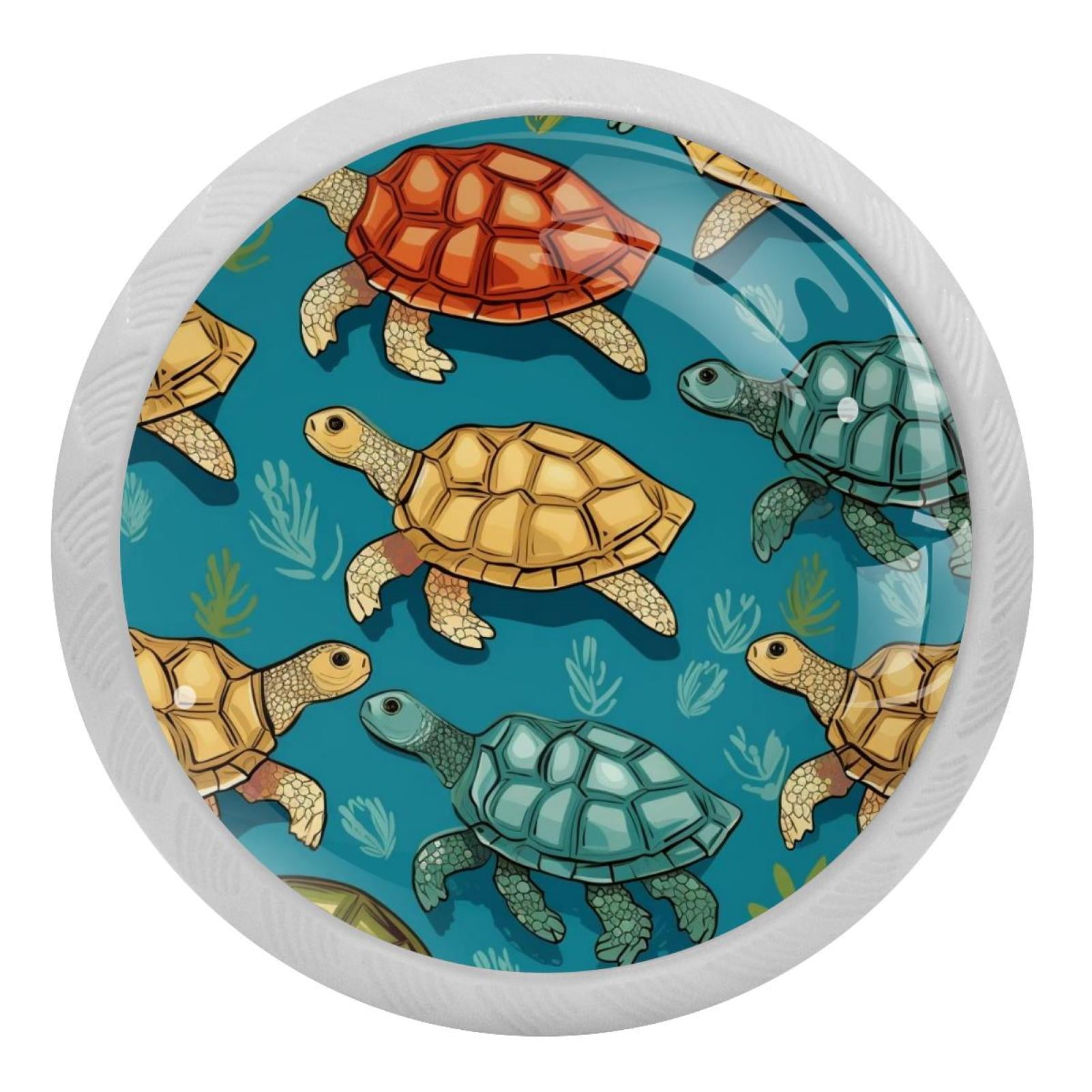 Turtle Kitchen Hardware: Fluorescent Drawer Pulls - Round 4-Pack, Glow ...