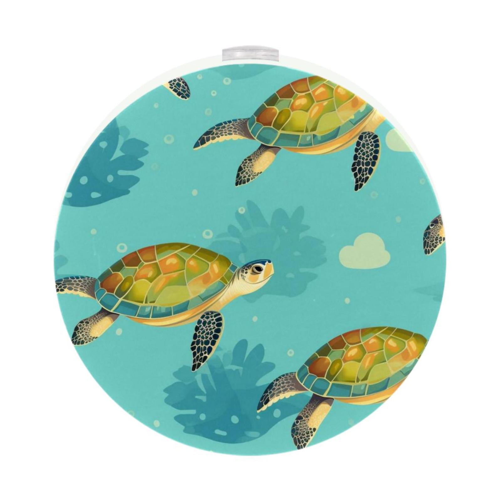 Turtle LED Round Night Light-2PCS: Bright and Energy Efficient ...