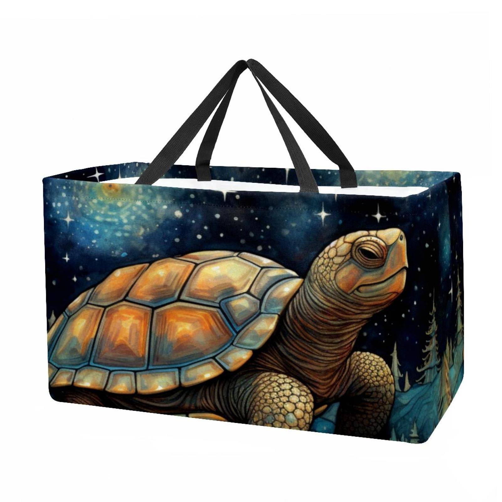 Turtle Large Capacity Reinforced Oxford Cloth Storage Bin - Reusable ...