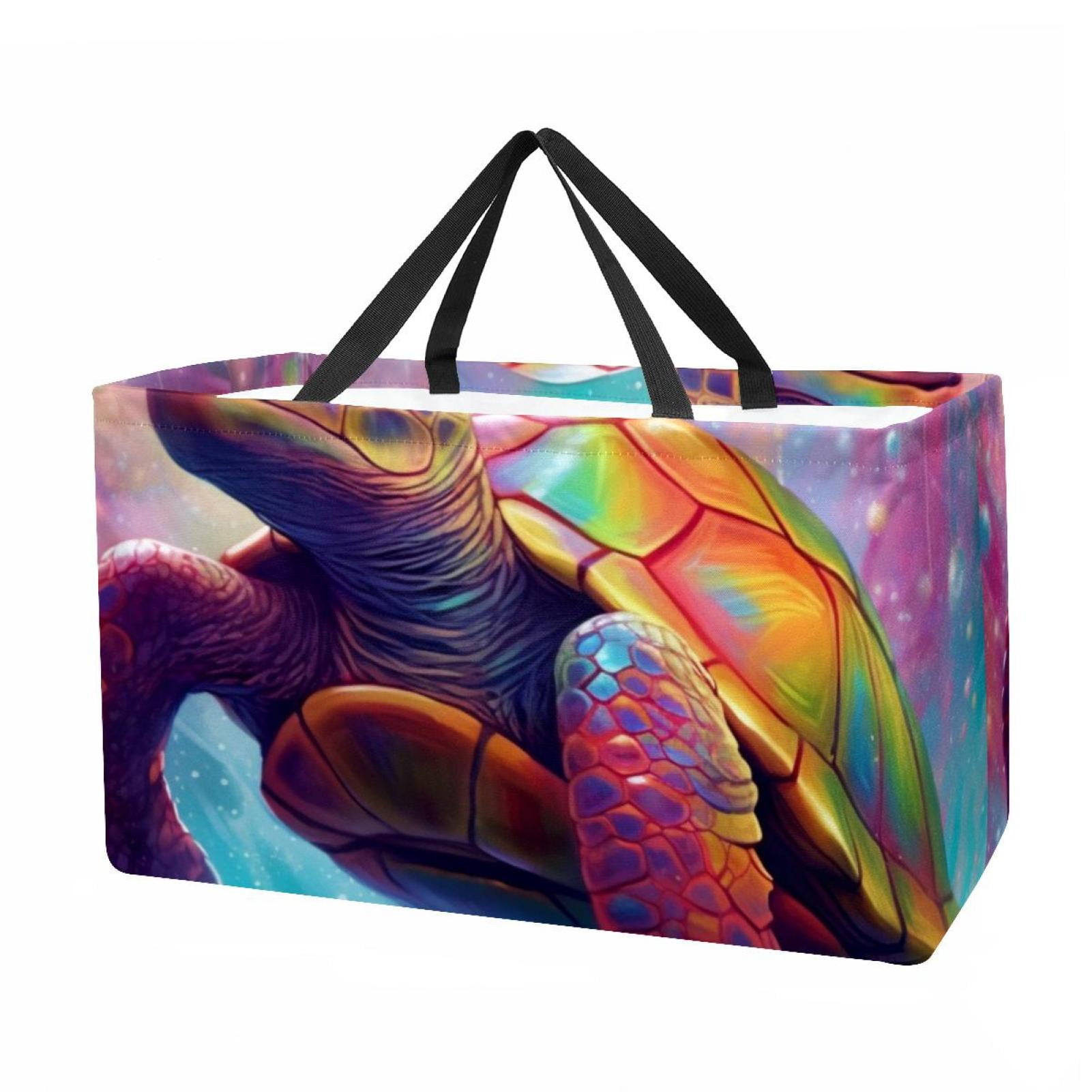 Turtle Large Capacity Reinforced Oxford Cloth Storage Bin - Reusable ...