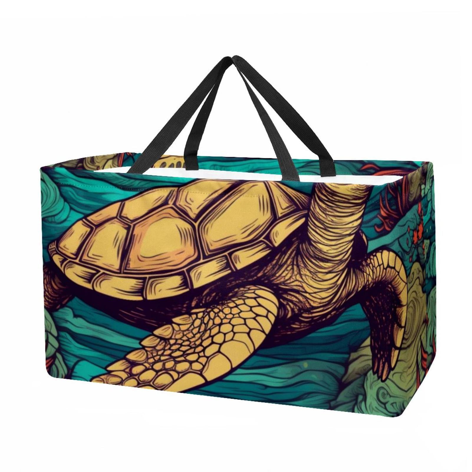 Turtle Large Capacity Reusable Foldable Cube Organizer with Oxford ...
