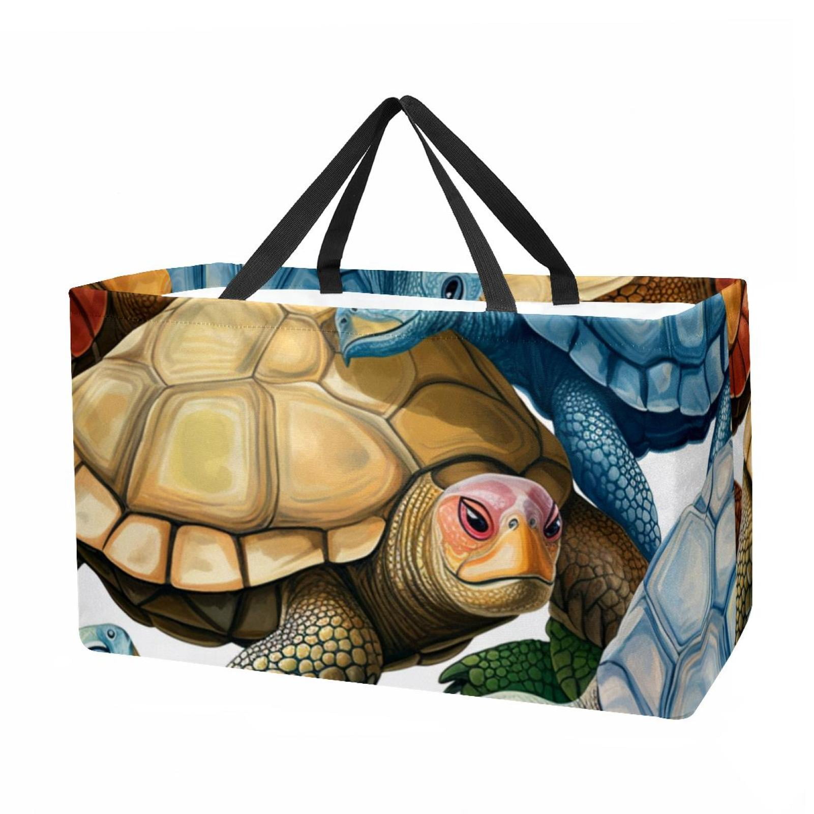 Turtle Large Capacity Reusable Foldable Cube Organizer with Oxford ...