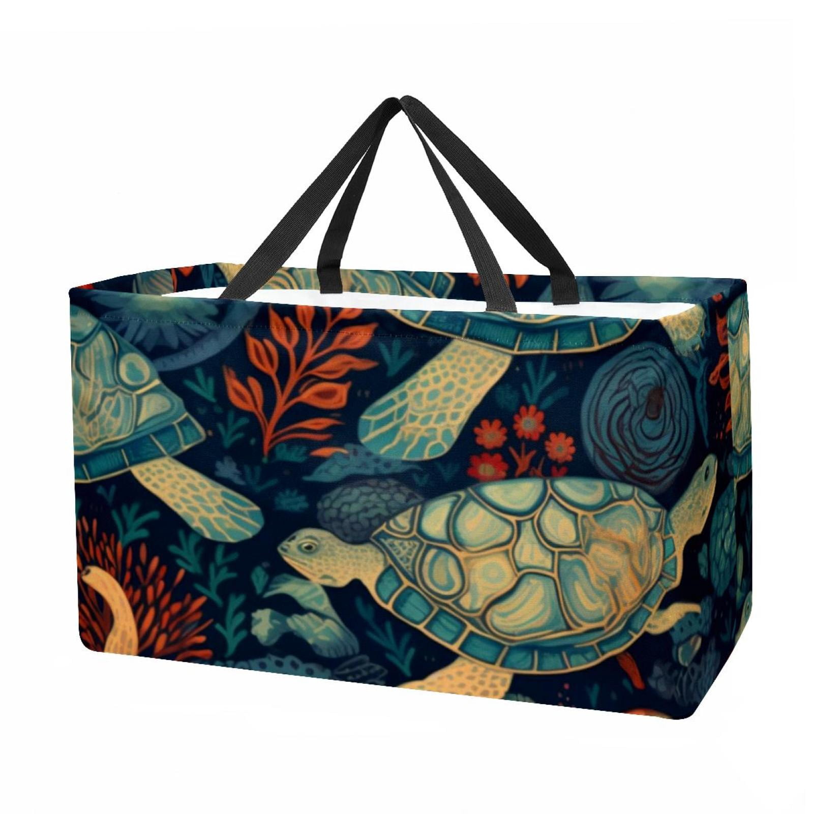 Turtle Large Capacity Reusable Foldable Oxford Cloth Shopping Bag ...