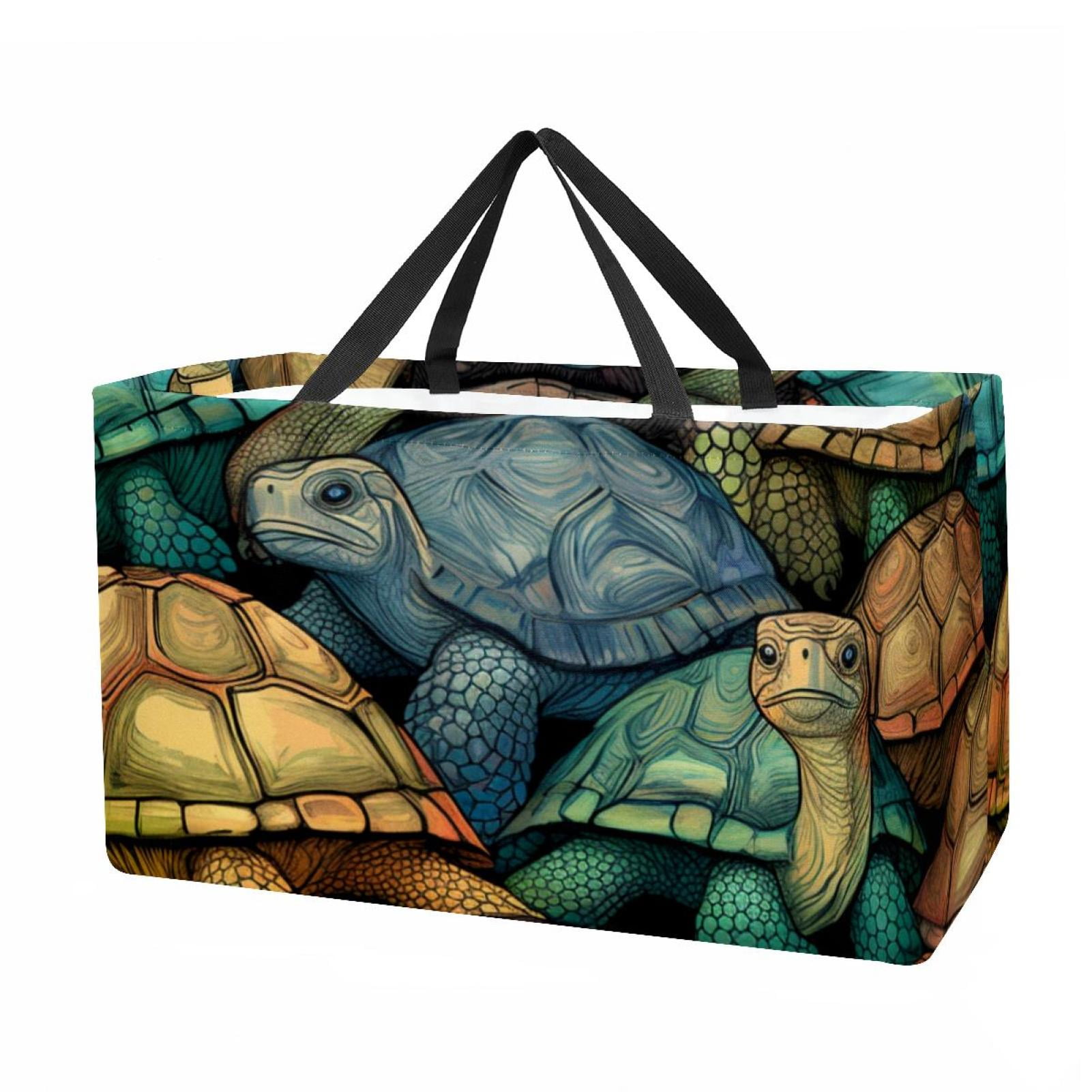 Turtle Large Capacity Reusable Foldable Oxford Cloth Shopping Bag ...
