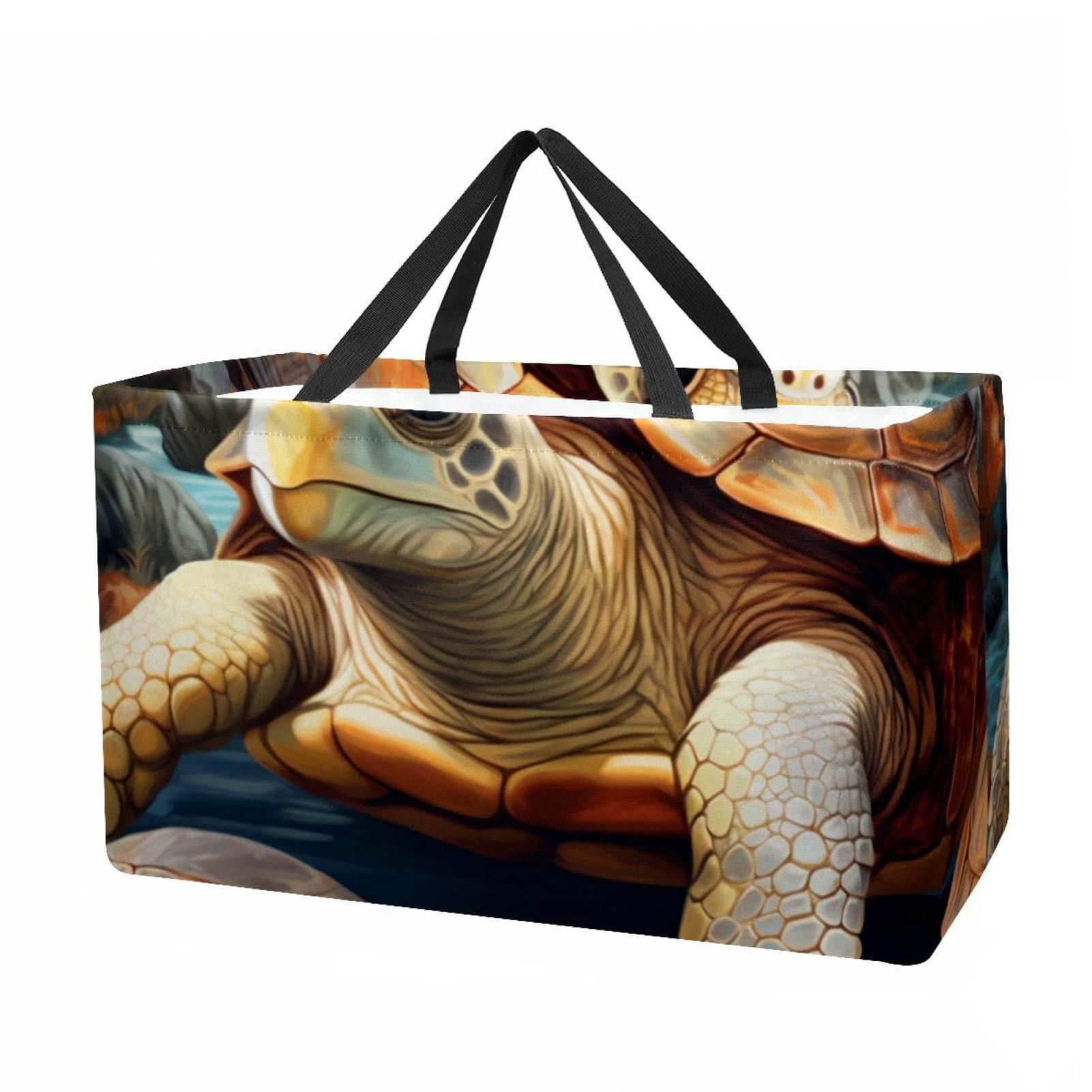 Turtle Large Capacity Reusable Foldable Oxford Cloth Storage Bins ...