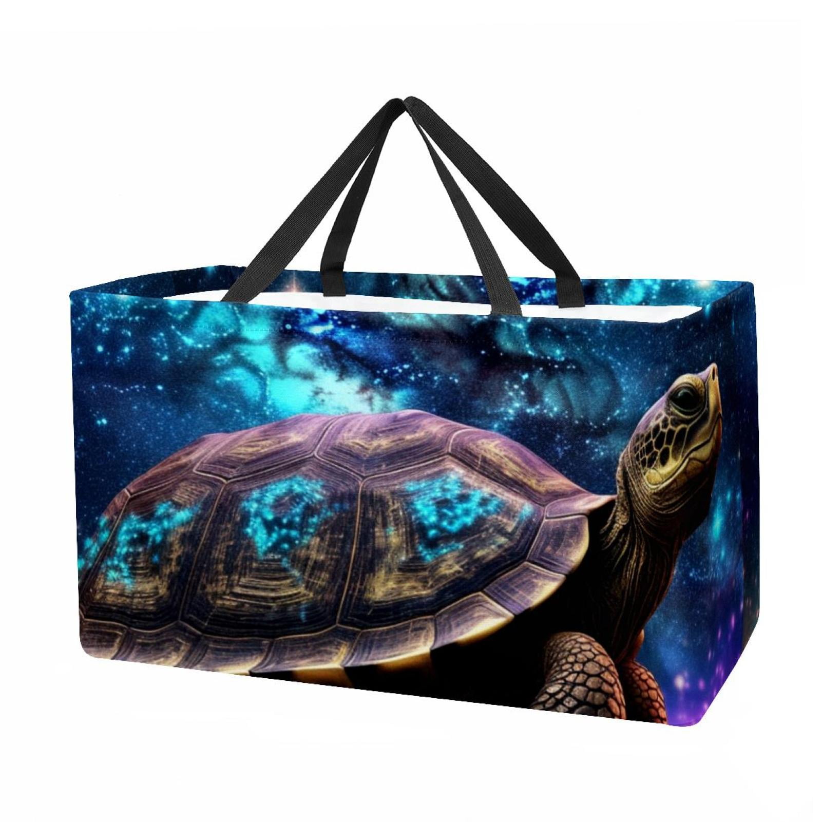 Turtle Large Capacity Reusable Oxford Cloth Picnic Baskets Storage Bins ...