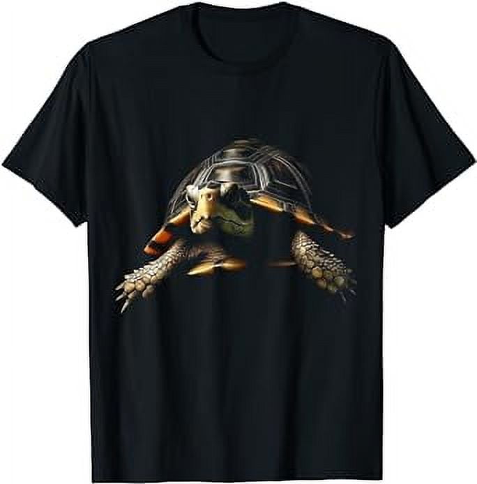 Turtle Lover Artwork | Portrait Animal Motif Turtle T-Shirt - Walmart.com