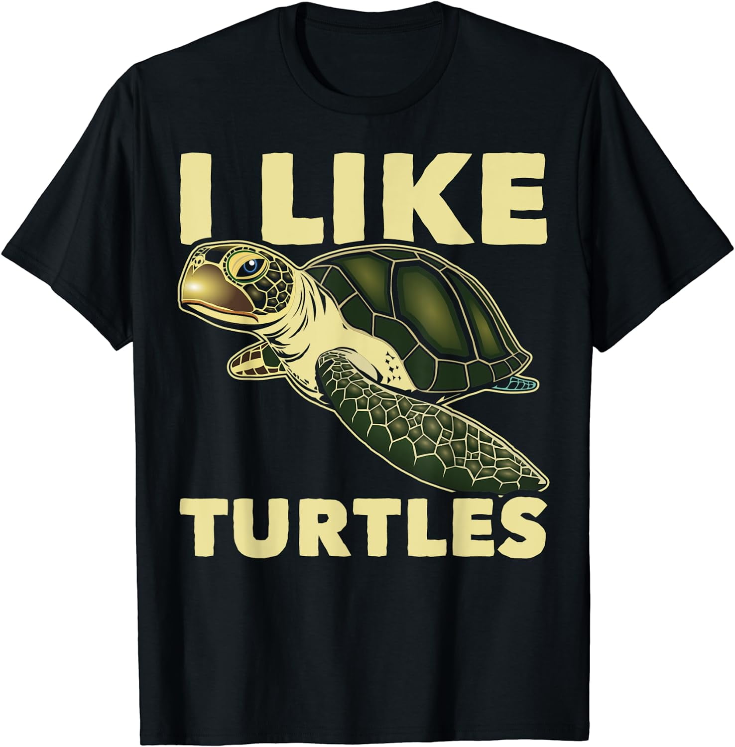 Turtle Lovers Turtle Themed I Love Turtles Turtle Owners T-Shirt ...
