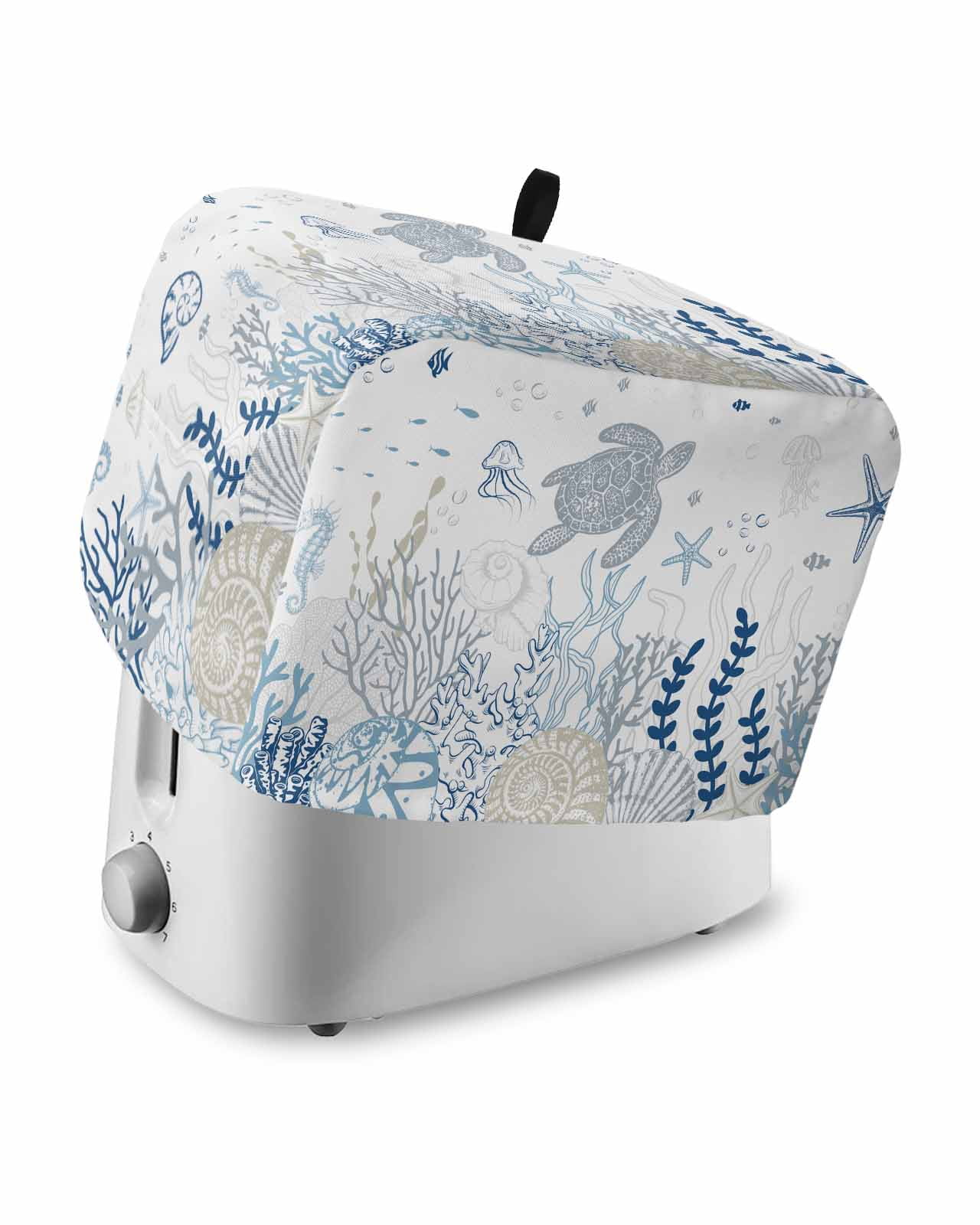 Turtle Nautical Toaster Cover 2 Slice, Ocean Marine Life Starfish ...