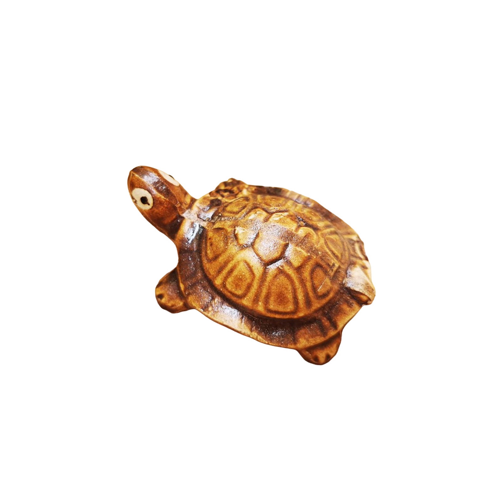 Turtle Ornament Mini Feng Shui Money Tortoise Figurine Ceramic Turtle ...