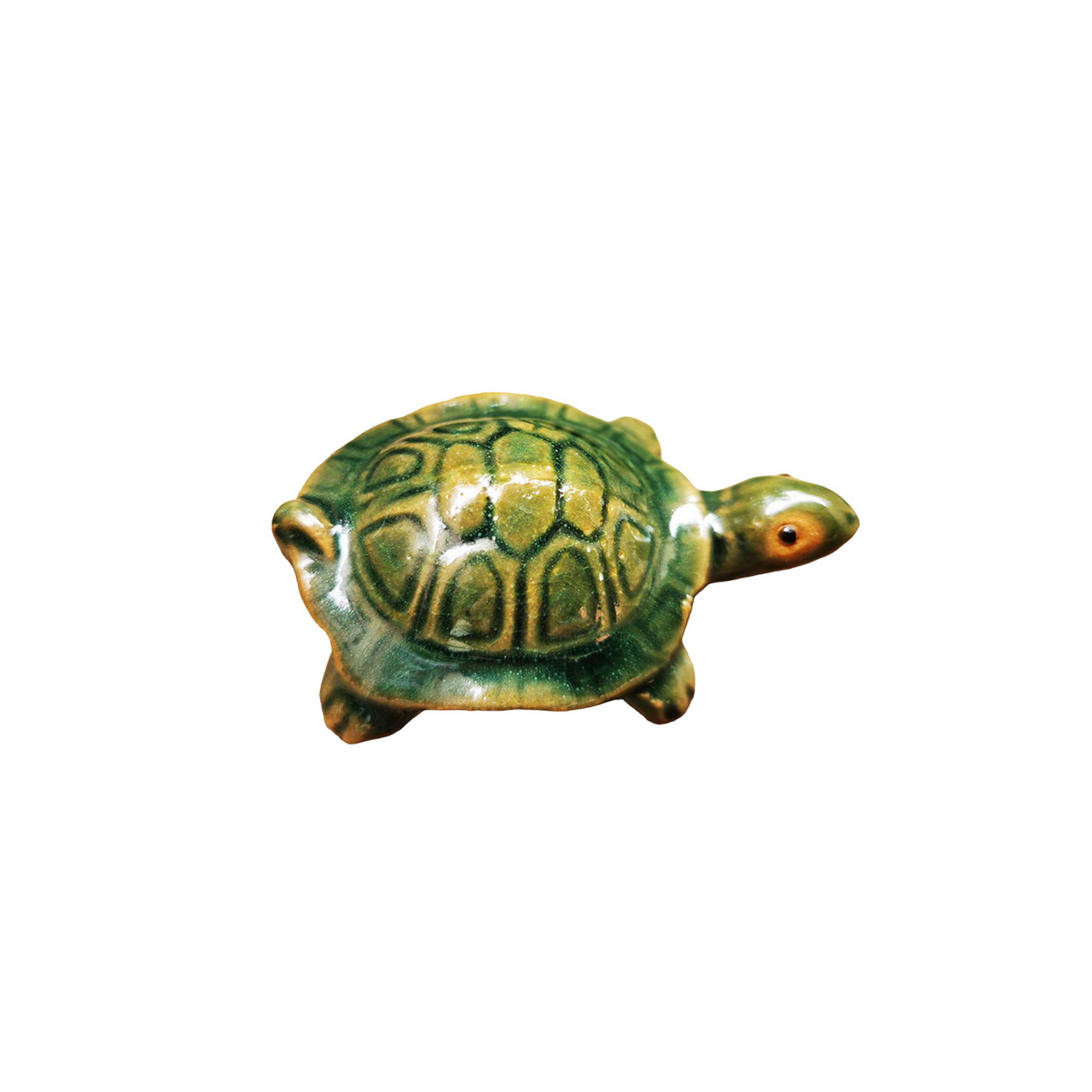 Turtle Ornament Mini Feng Shui Money Tortoise Figurine Ceramic Turtle ...