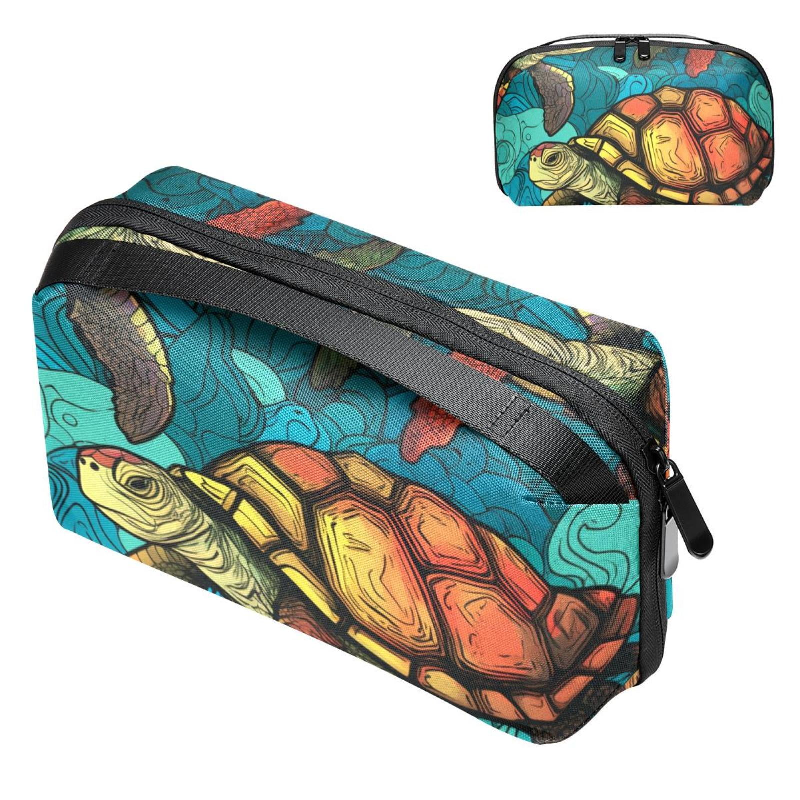 Turtle Oxford Fabric Waterproof Portable Hard Drive Bag and Case with ...